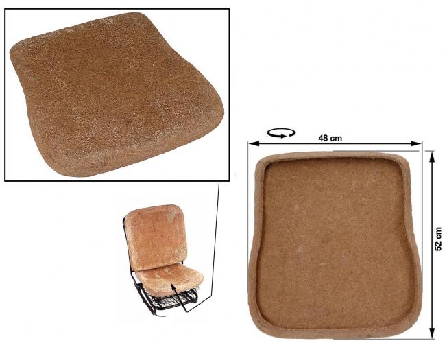 Seat padding front horsehair - VW Beetle