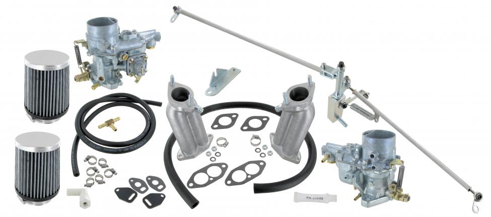 Carburettor set EMPI EPC 34 Dual channel - VW Beetle